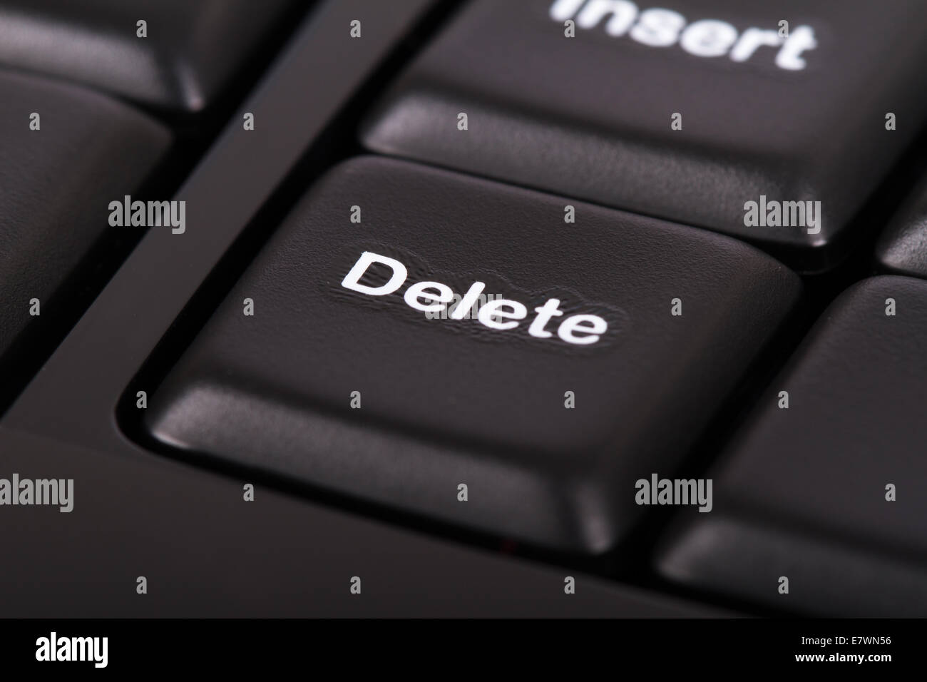 Delete key on black computer keyboard Stock Photo - Alamy Delete key on black computer keyboard Stock Photo - Alamy