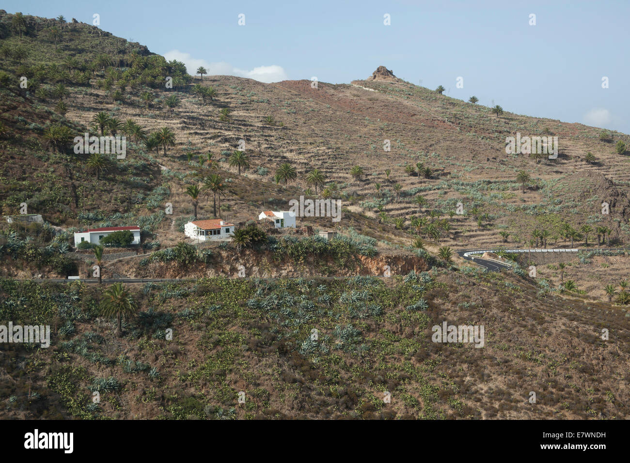 La Gomera mountains Stock Photo - Alamy
