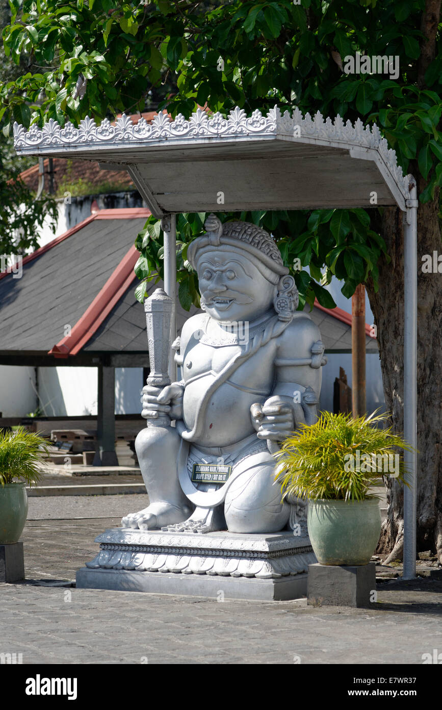 Guardian figure, Royal Palace, Kraton, Surakarta, Java, Indonesia Stock ...