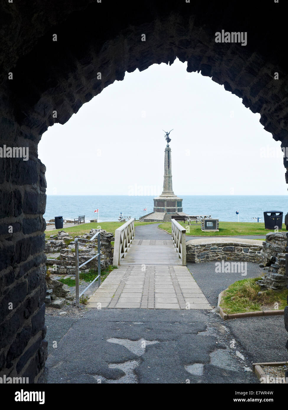 War memorial in Aberystwyth Ceredigion Wales UK Stock Photo - Alamy