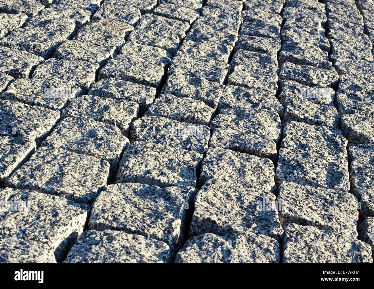 Vintage brick stone street road Stock Photo - Alamy