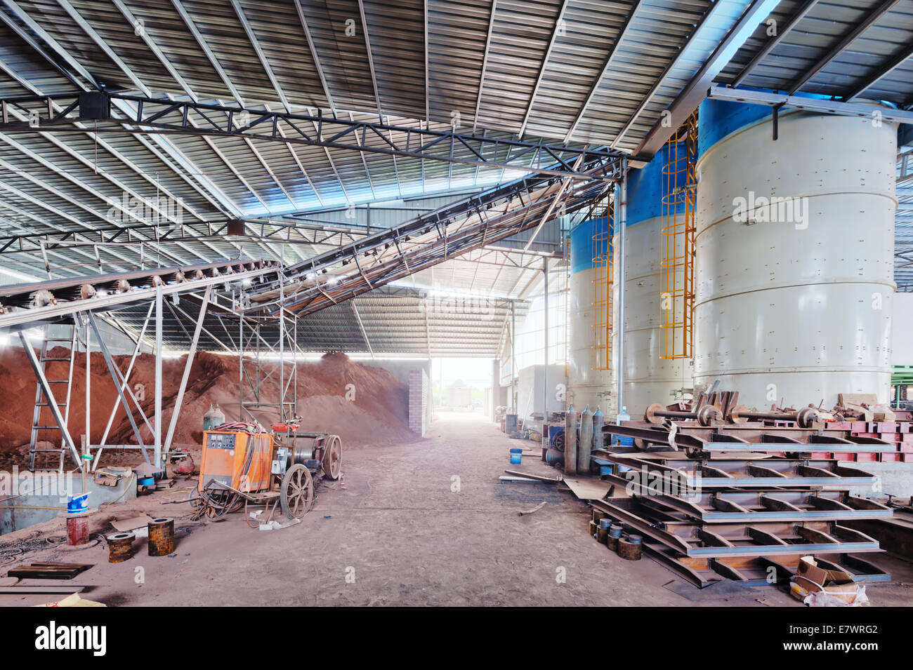 brick production in factory Stock Photo - Alamy