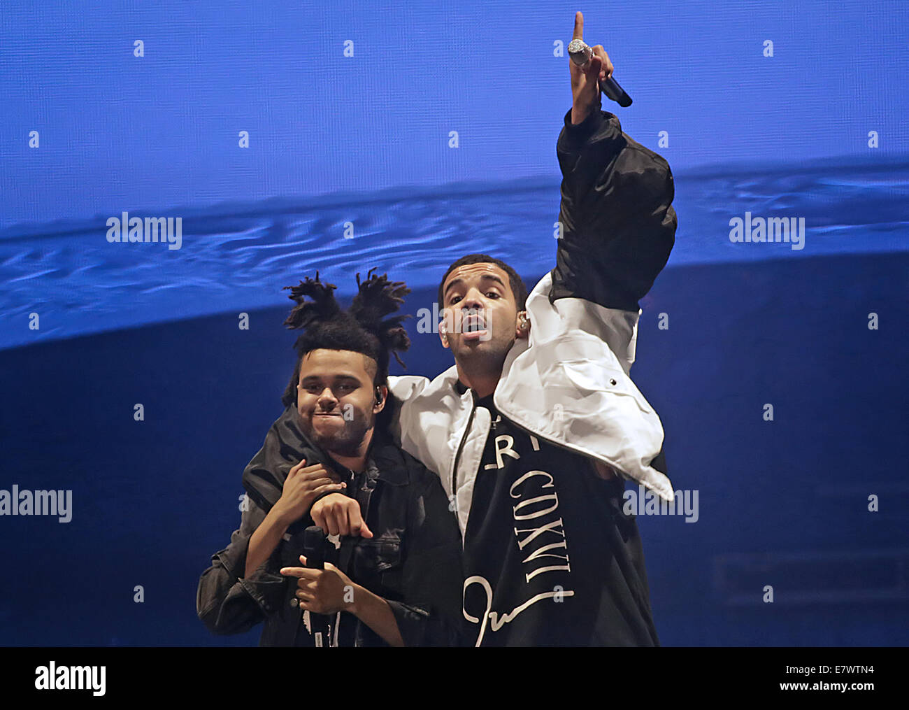 Drake performs live at the Liverpool Echo Arena Featuring: Drake Where ...