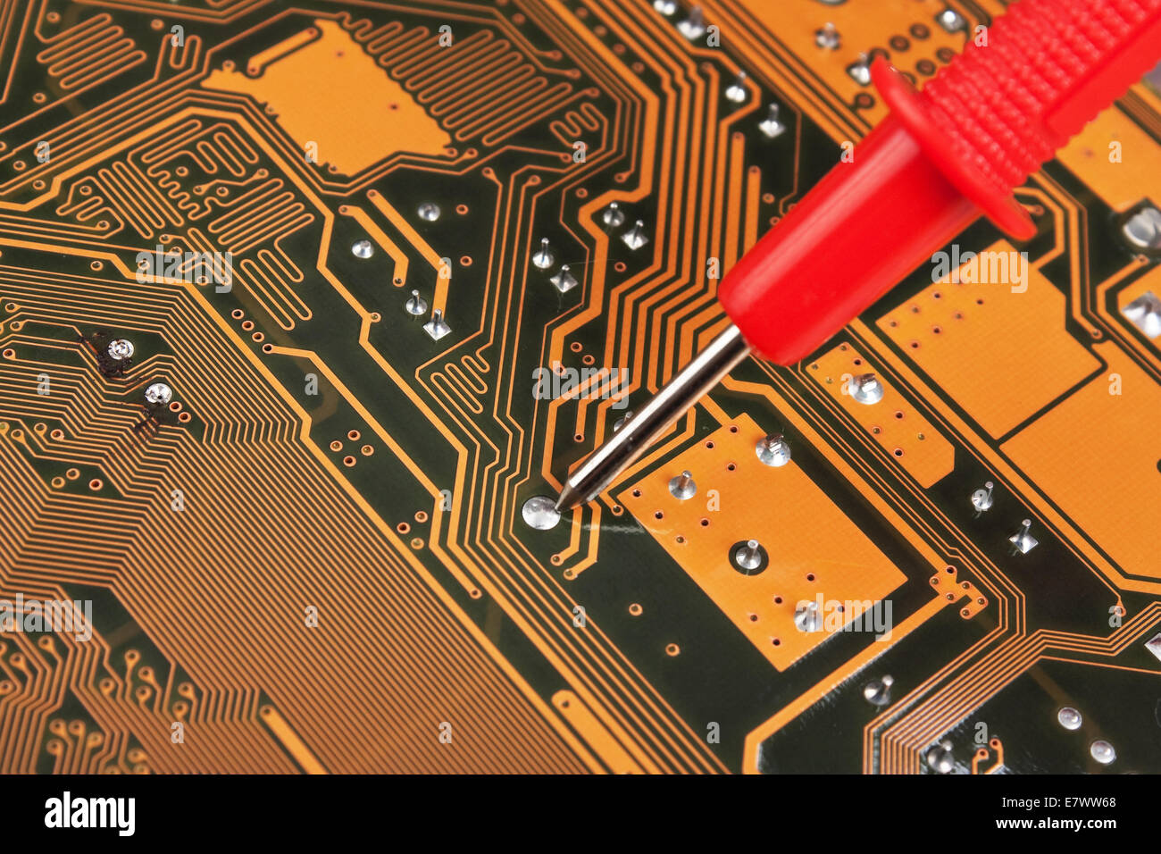 dipstick on the electronic board Stock Photo - Alamy