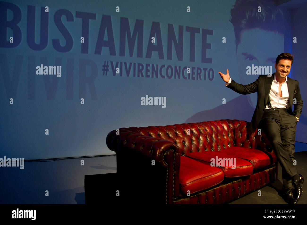 Singer David Bustamante attends new album 'Vivir' press conference at ...