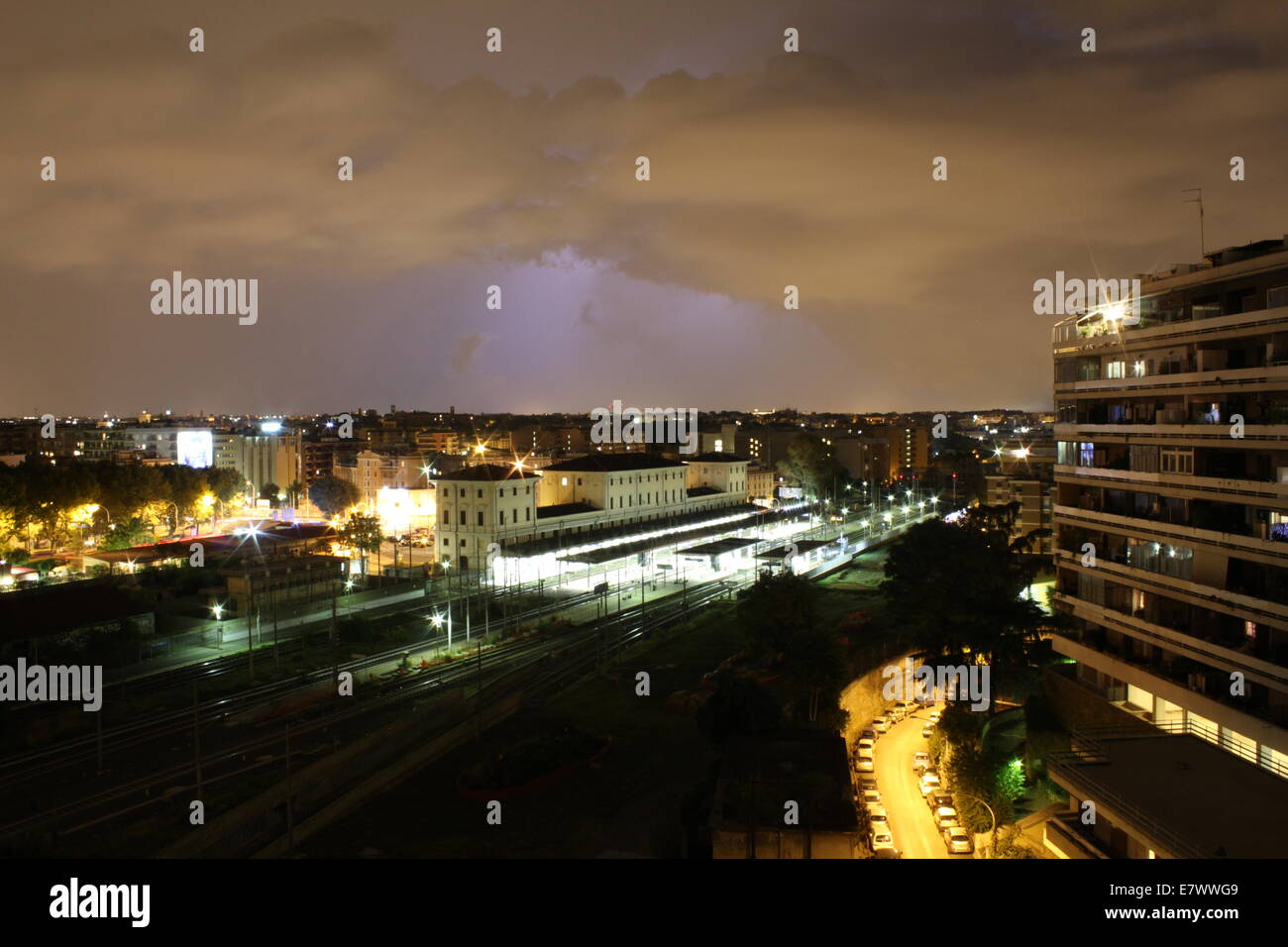 Rome, Italy 24th September 2014 Storm over Rome, Italy Credit: Gari Wyn ...