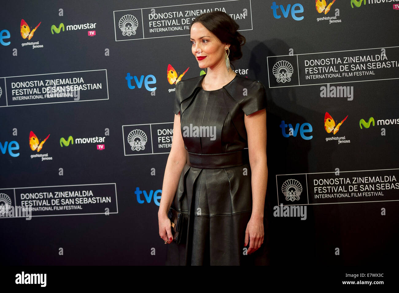 Ingrid Isensee attending the 'La voz en off' premiere at the 62nd San ...