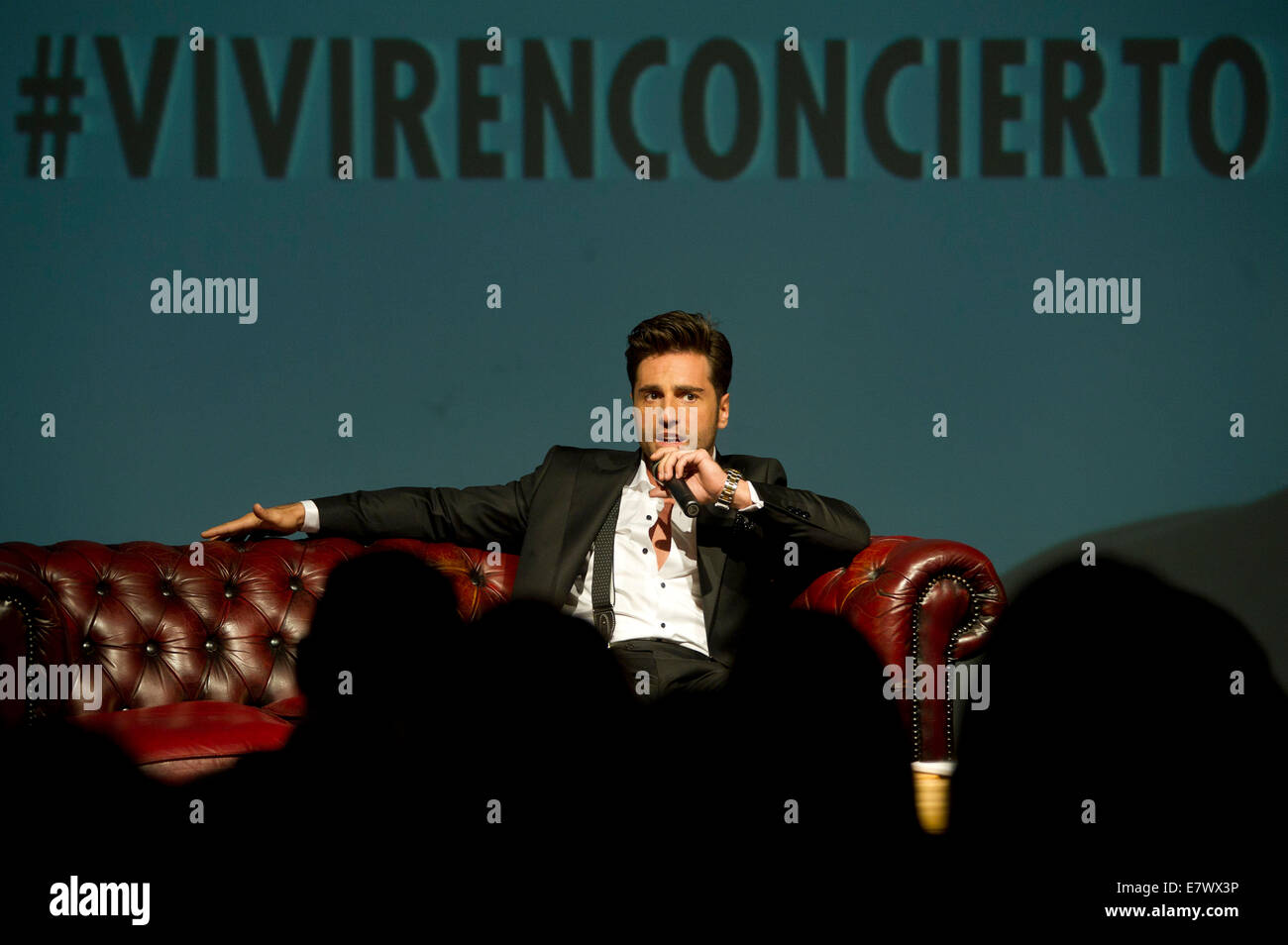 Singer David Bustamante attends new album 'Vivir' press conference at ...