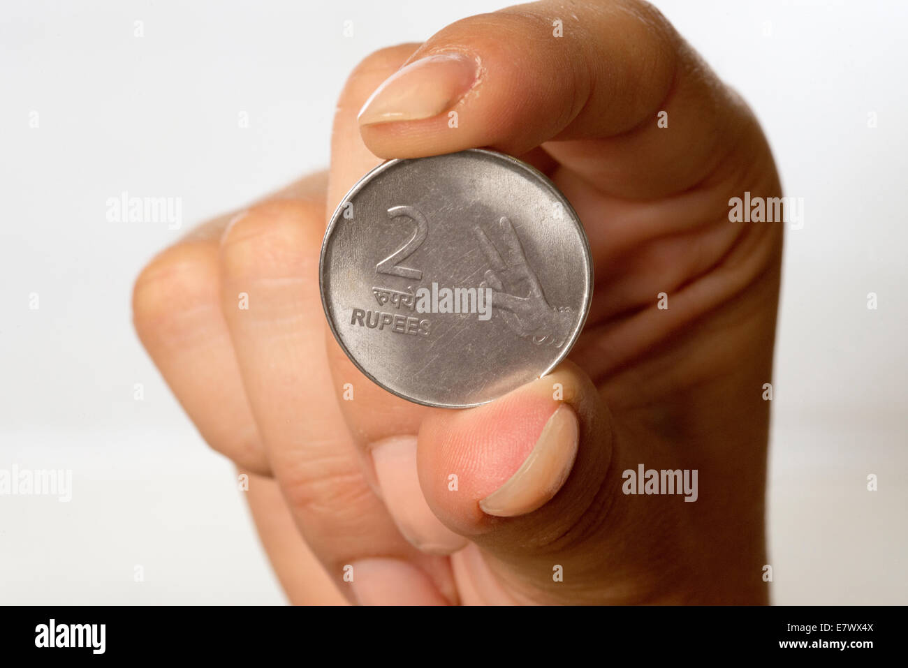 2 rupee coin hi-res stock photography and images - Alamy