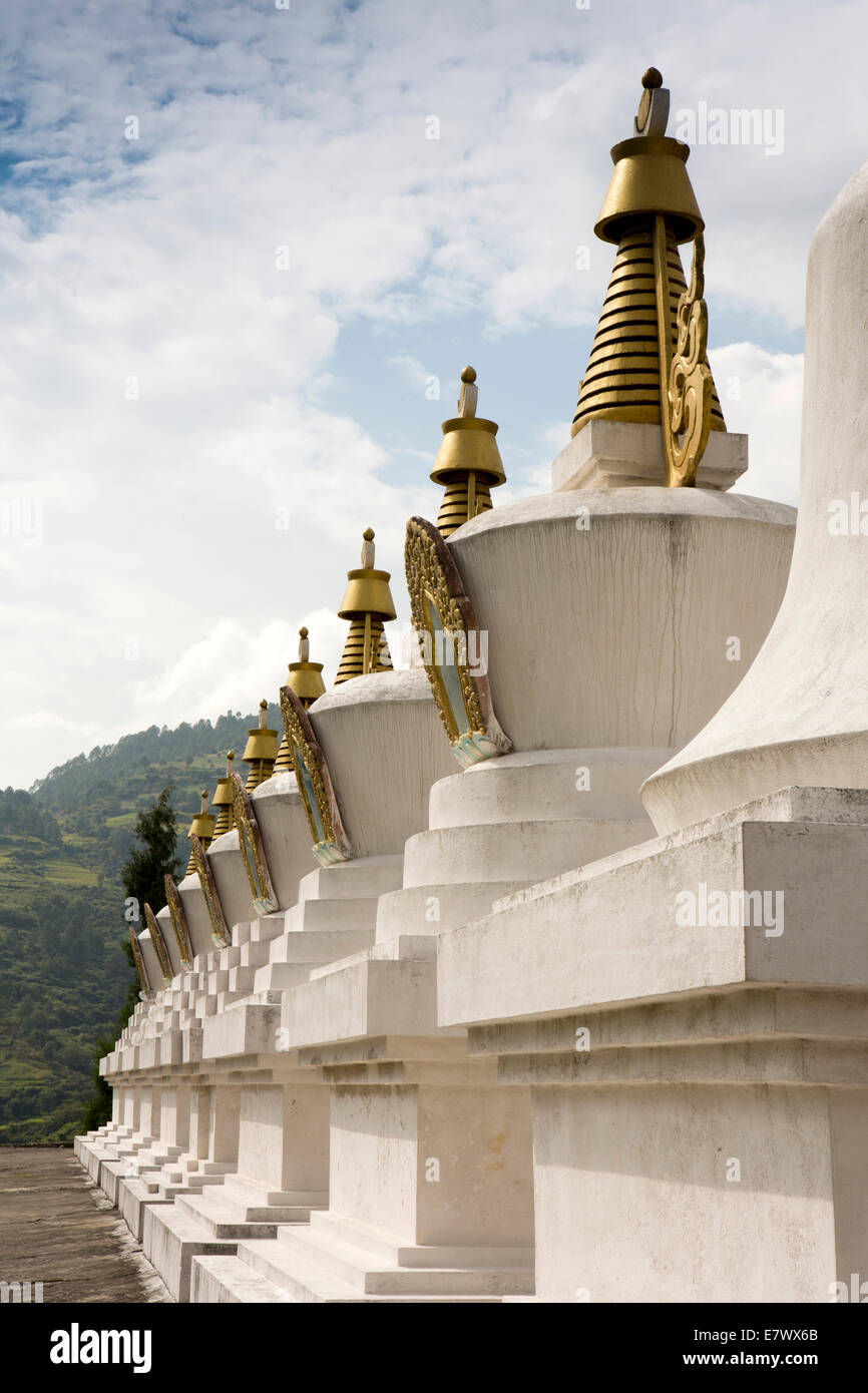 Eastern Bhutan, Trashigang, Rangjung Woesel Choeling Monastery line of ...