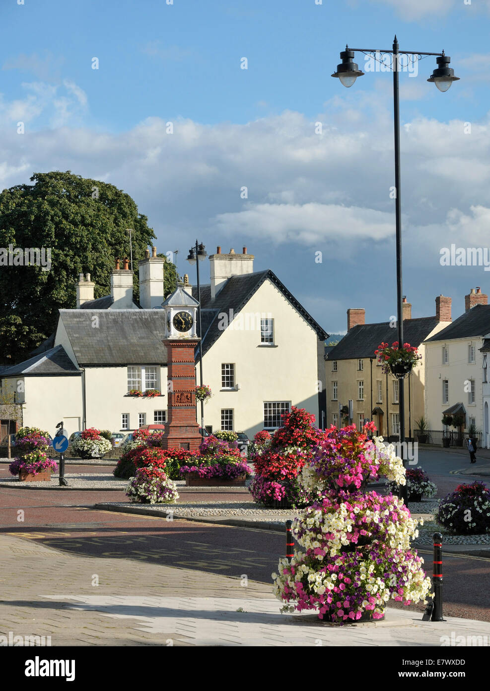 Clock Tower Twyn Square Usk High Resolution Stock Photography and ...