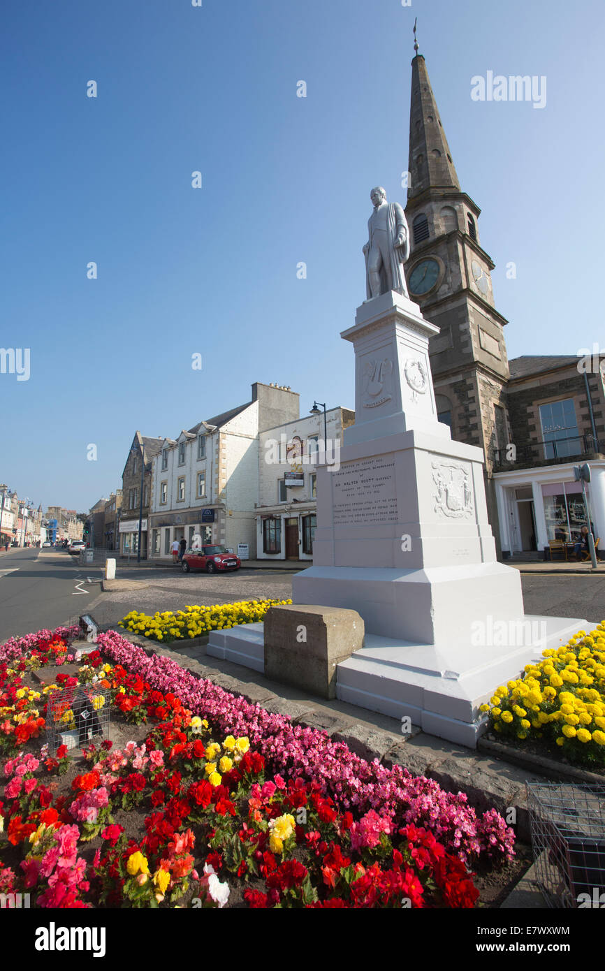 Statue of Sir Walter Scott, Selkirk, The Royal and Ancient Burgh of ...