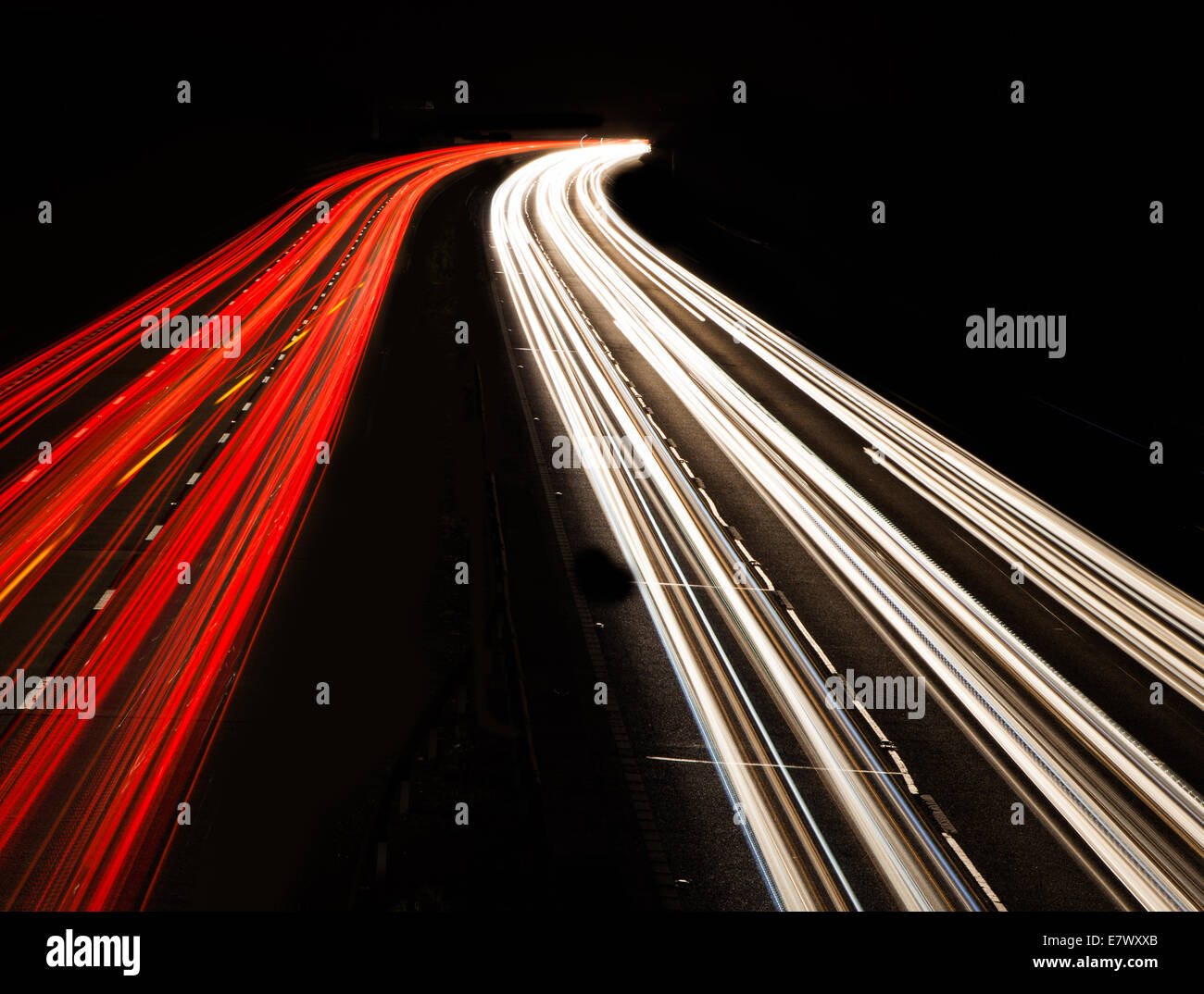 Motorway lights hi-res stock photography and images - Alamy