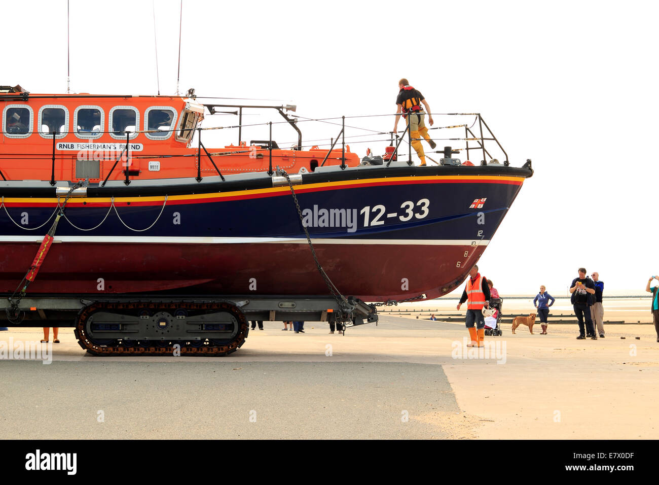 Preparing for RNLI Lifeboat training, Rhyl Lifeboat Station ...