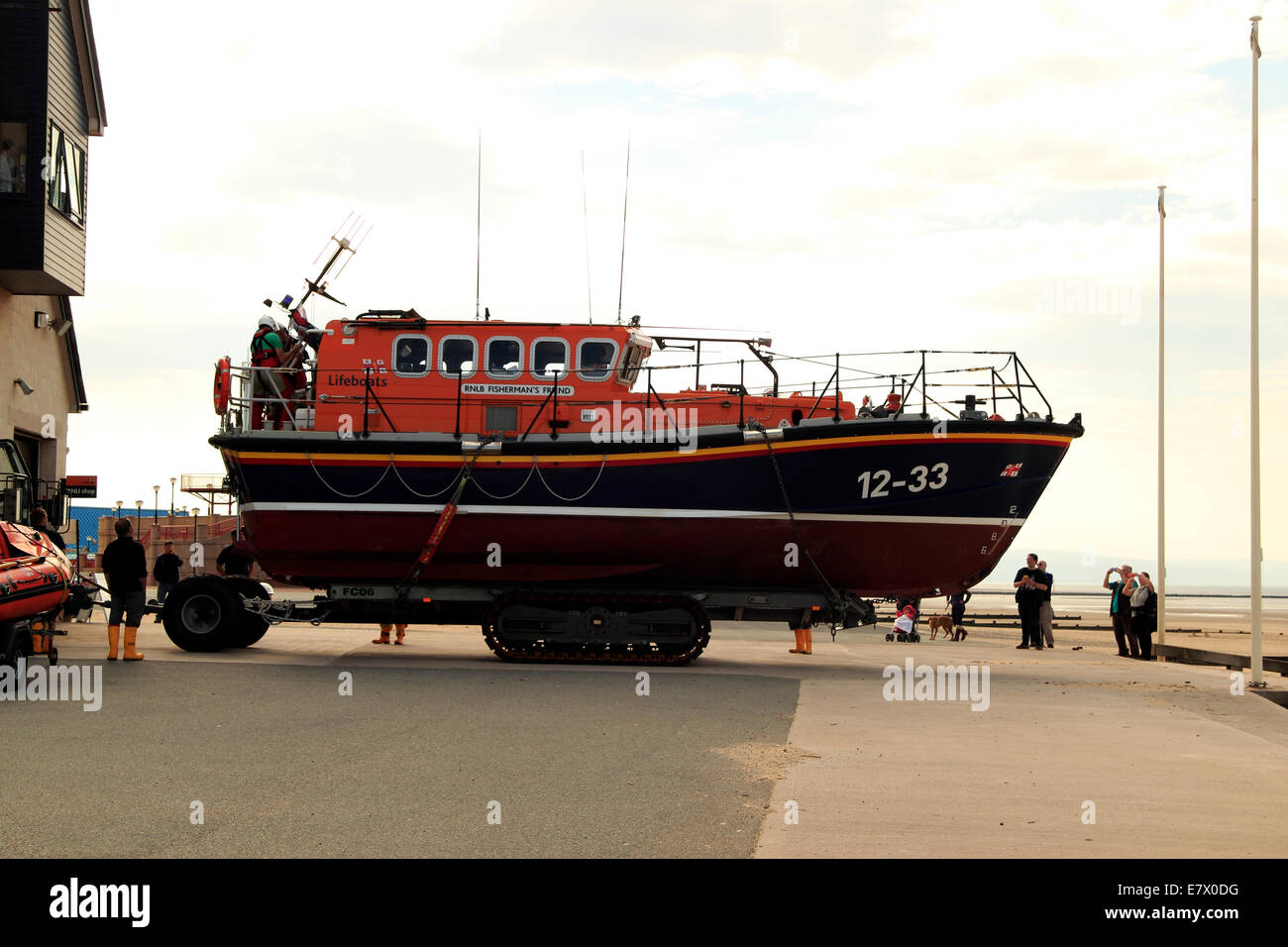 Preparing for RNLI Lifeboat training, Rhyl Lifeboat Station ...