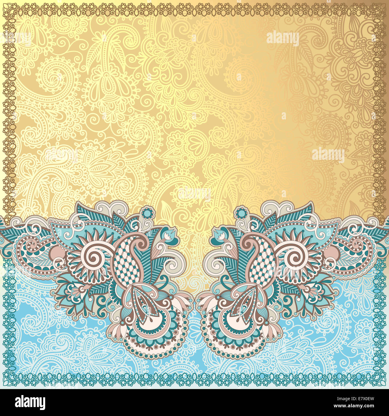 ornate card announcement Stock Photo - Alamy