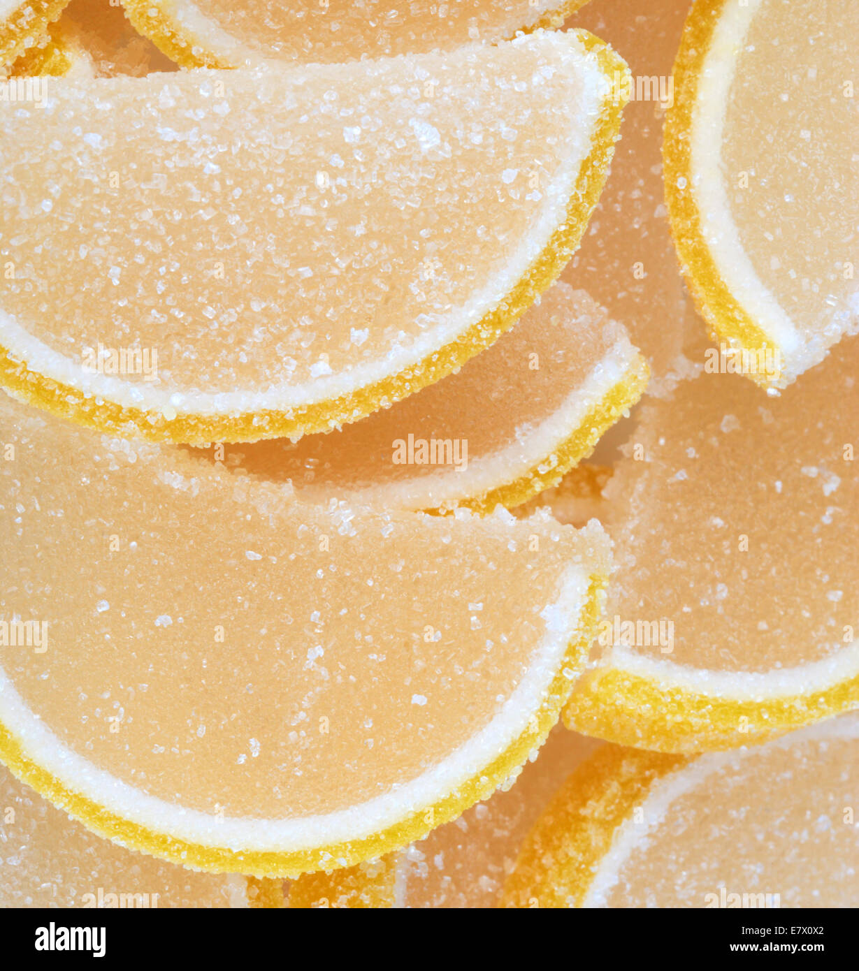 Yellow fruit jelly hi-res stock photography and images - Alamy