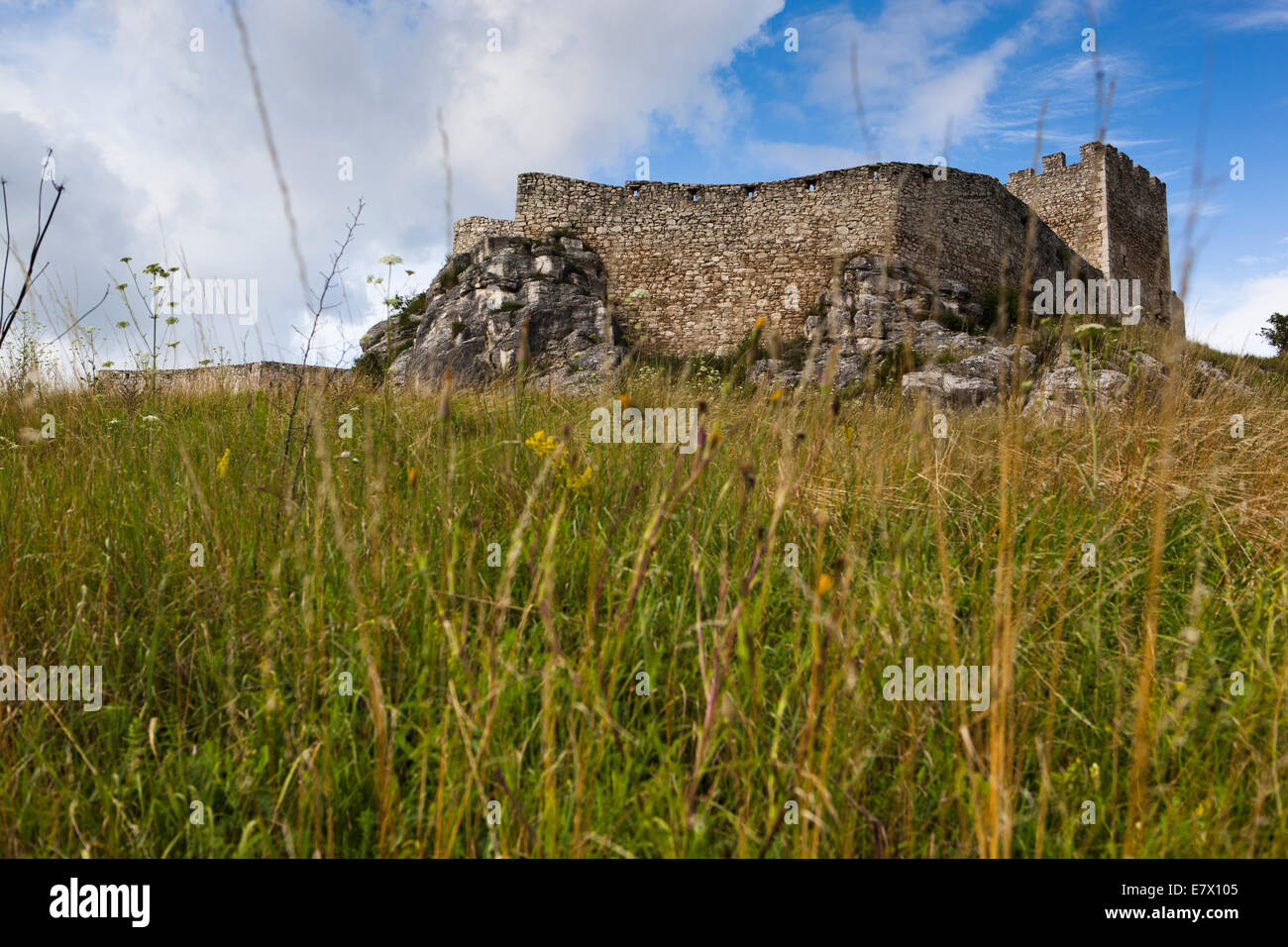 The exterior of Spis Castle, Slovakia Stock Photo - Alamy