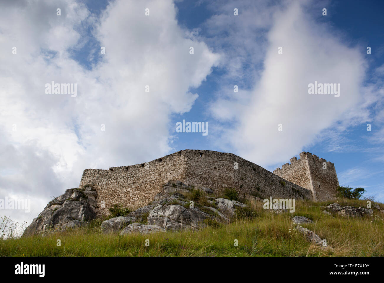 The exterior of Spis Castle, Slovakia Stock Photo - Alamy