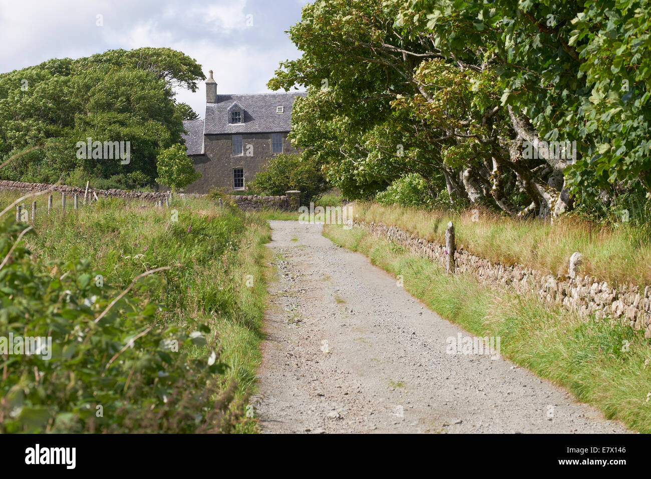 Orbost Farm near Loch Bharcasaig on the Isle of Skye, Scottish ...
