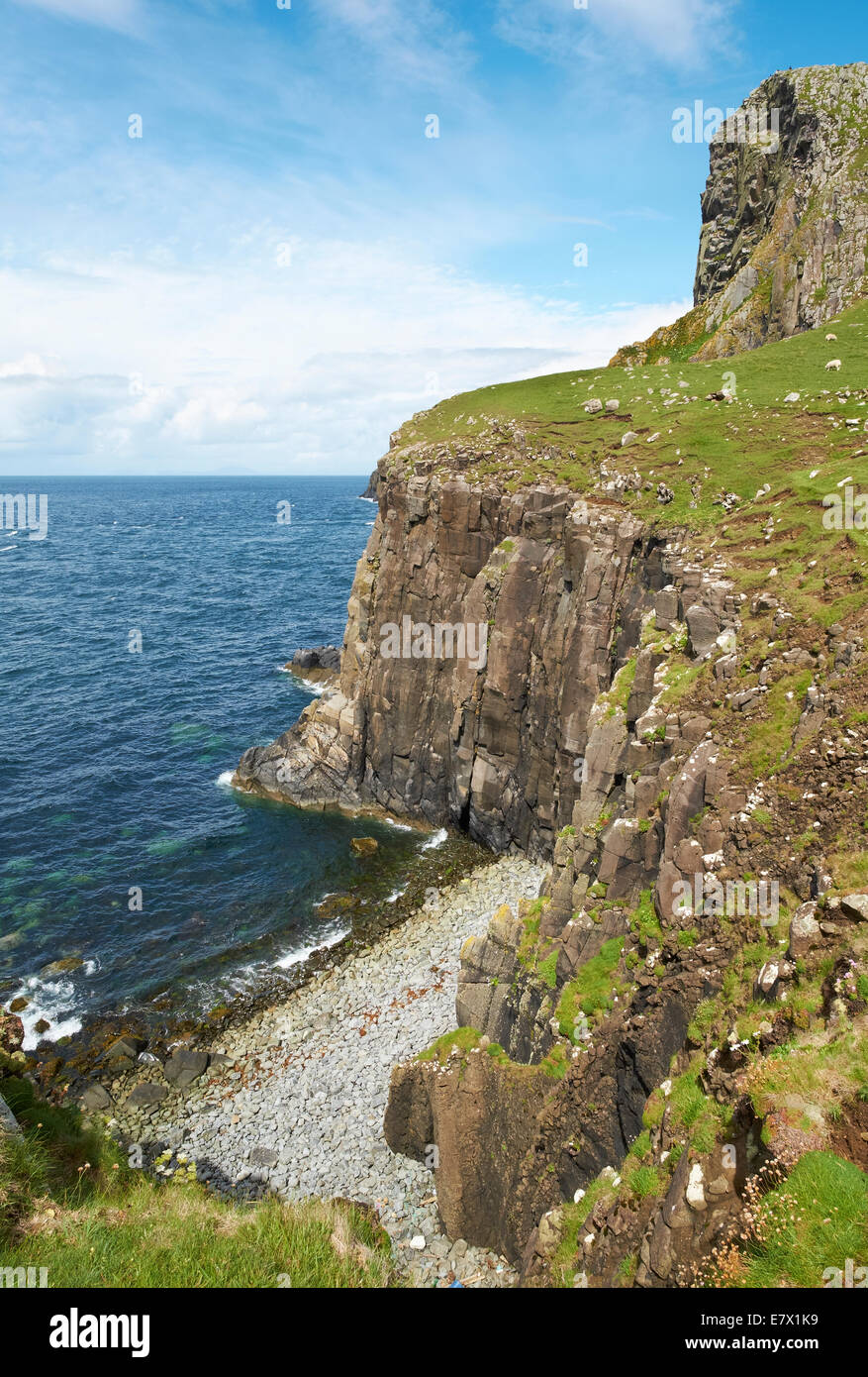 Neist Point on the Isle of Skye, Scottish Highlands, Scotland Stock ...