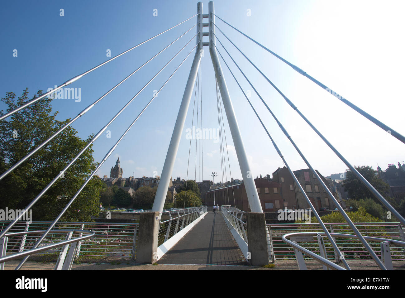 The James Thomson Bridge, Hawick the largest town in the Scottish ...