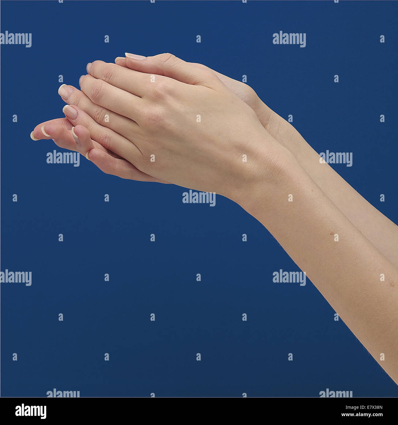 Woman pair hands hi-res stock photography and images - Alamy