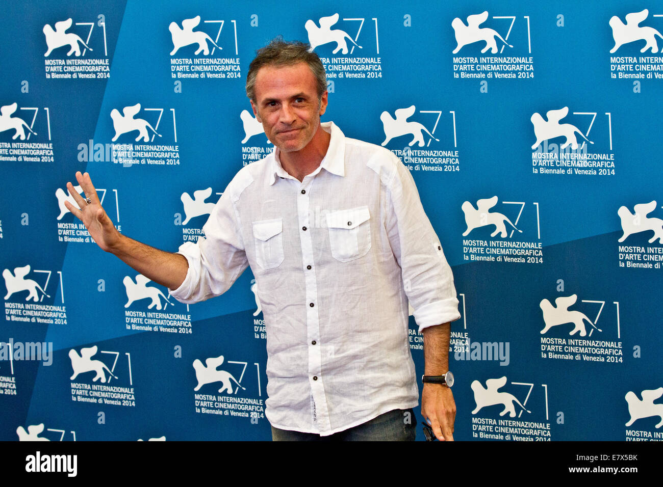 Italy Veneto Venice Festival of the Cinema 2014 The Actor Fabrizio ...