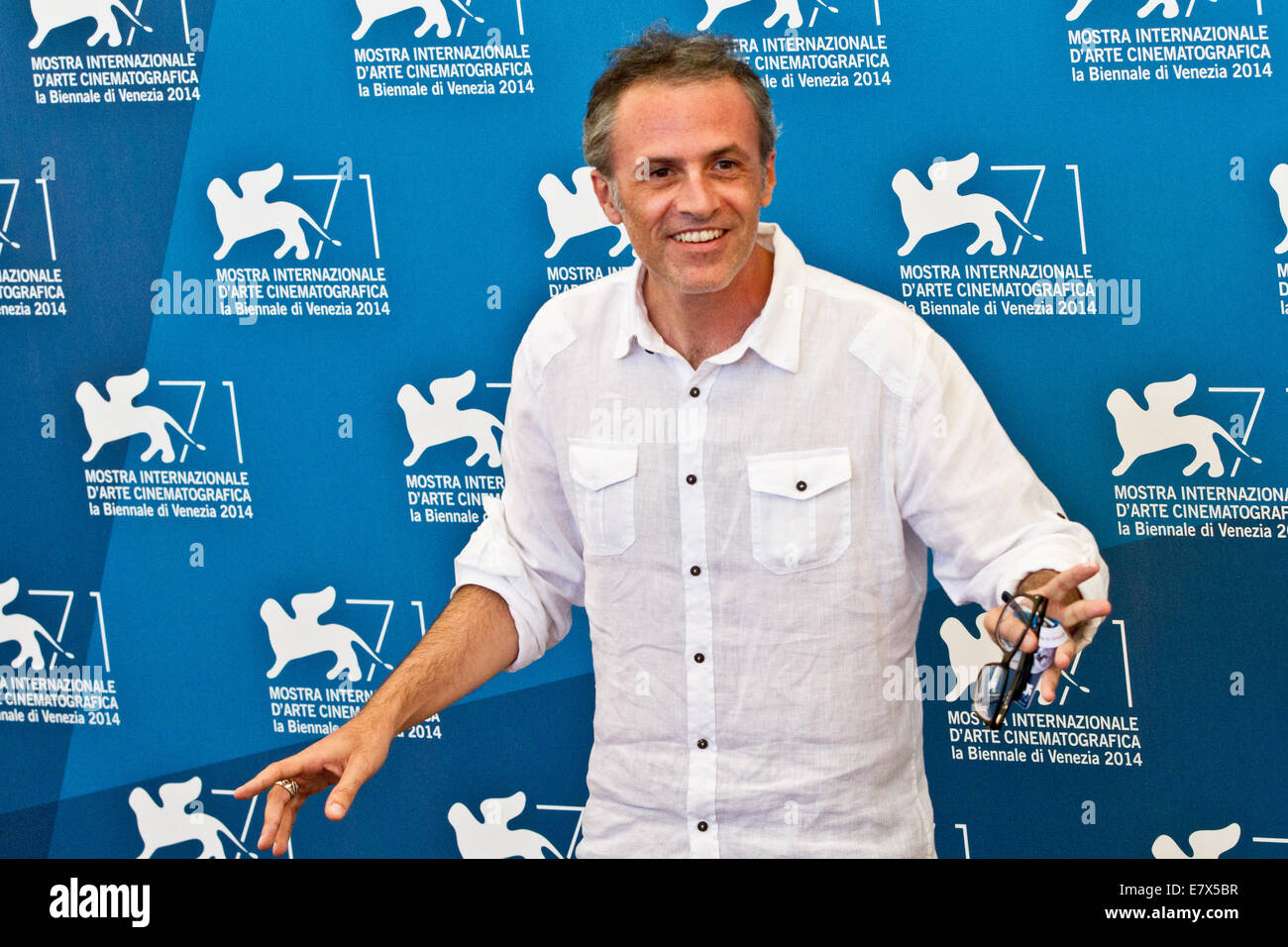 Italy Veneto Venice Festival of the Cinema 2014 The Actor Fabrizio ...