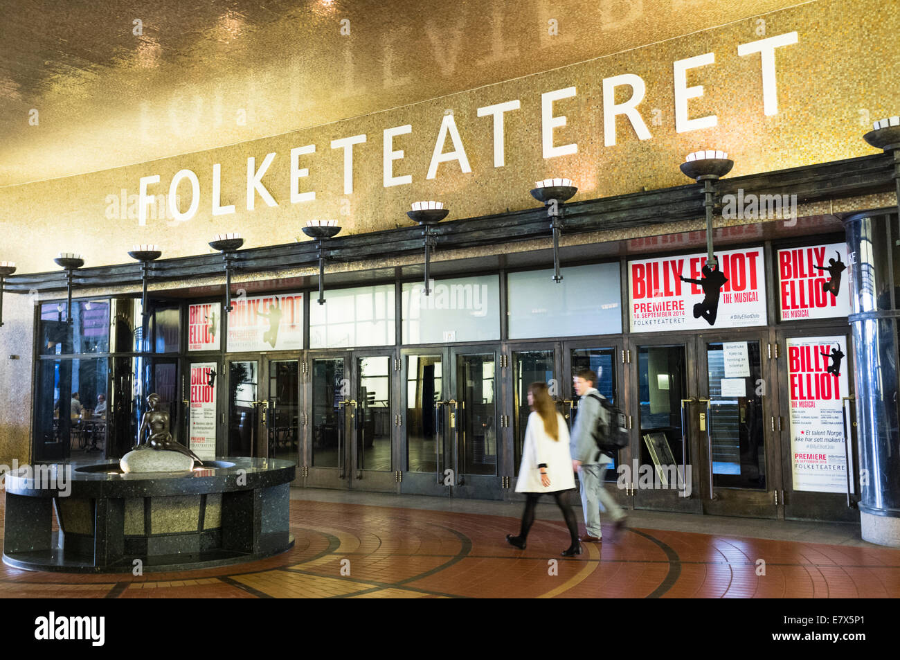 Folketeateret (People's Theatre), Oslo, Norway Stock Photo - Alamy