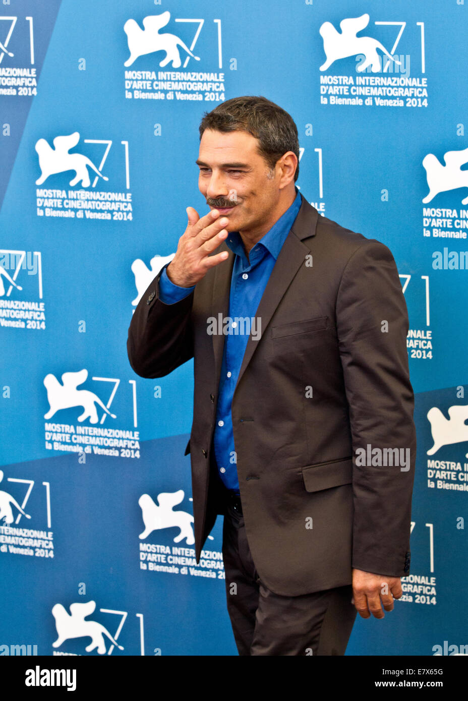Italy Veneto Venice Festival of the Cinema 2014 The actor Marco ...