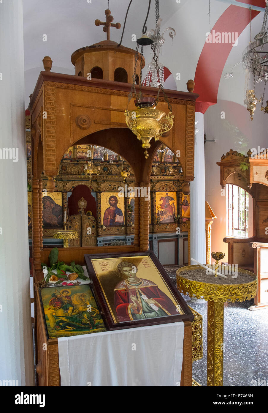 Greek orthodox icon detail hi-res stock photography and images - Alamy