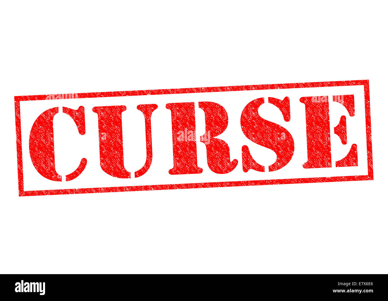 CURSE red Rubber Stamp over a white background Stock Photo - Alamy
