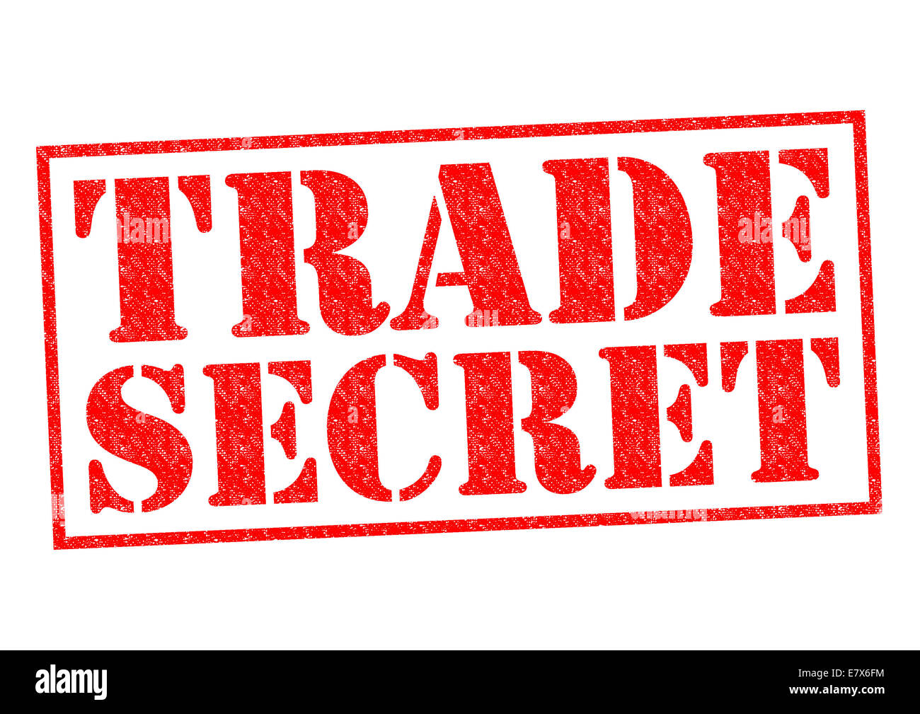TRADE SECRET red Rubber Stamp over a white background Stock Photo - Alamy