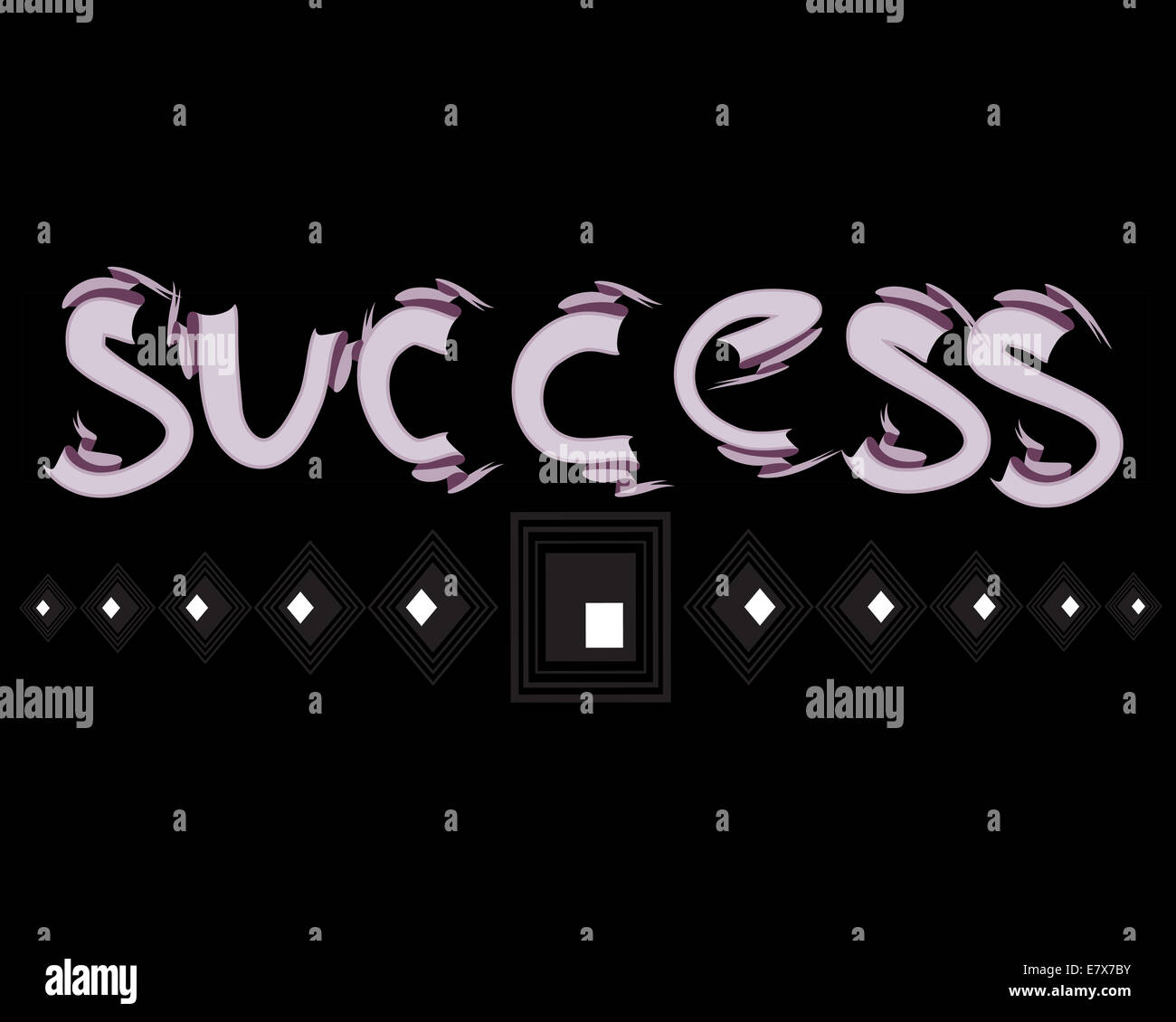 abstract magic success text on a blue black background Stock Photo - Alamy