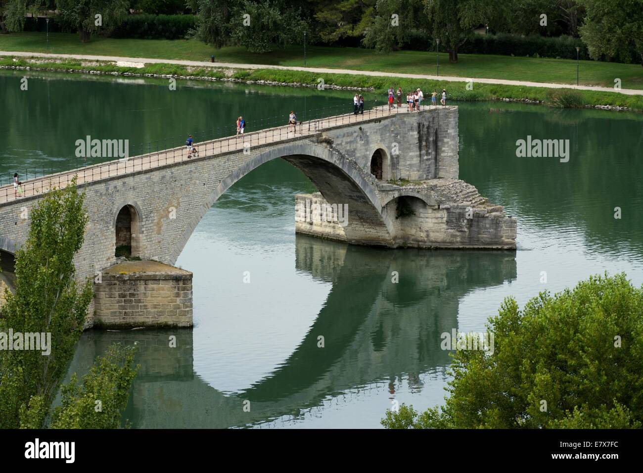 Bridge over the rhone river hi-res stock photography and images - Alamy