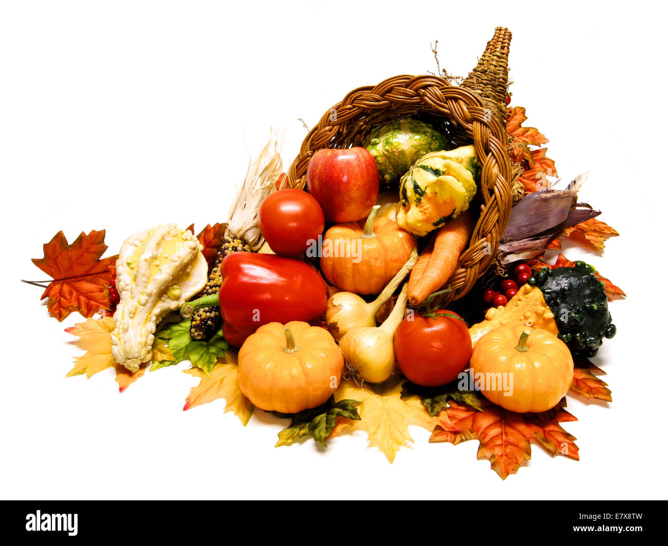 Cornucopia Cut Out Stock Images & Pictures - Alamy
