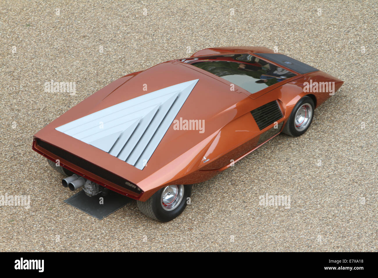 LONDON, ENGLAND - SEPTEMBER 06: a one off 1970 Lancia Stratos Zero ...
