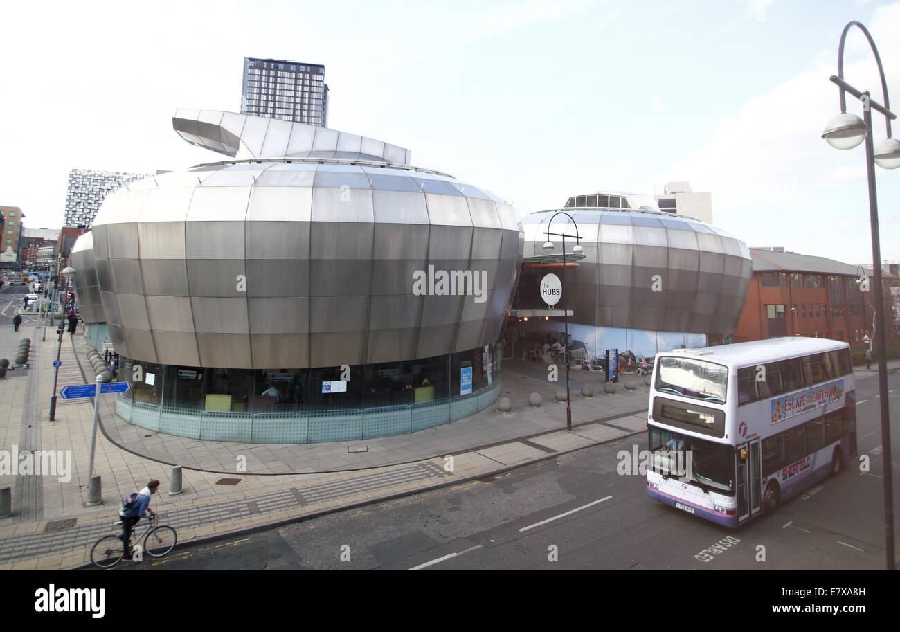 The Hubs, Sheffield Hallam University's iconic student union building ...