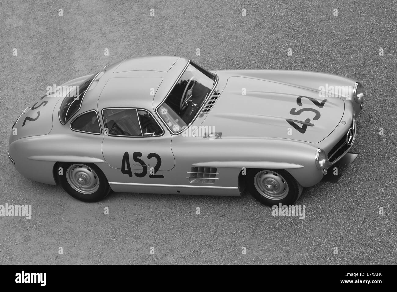 1955 mercedes benz 300sl gullwing Black and White Stock Photos & Images ...