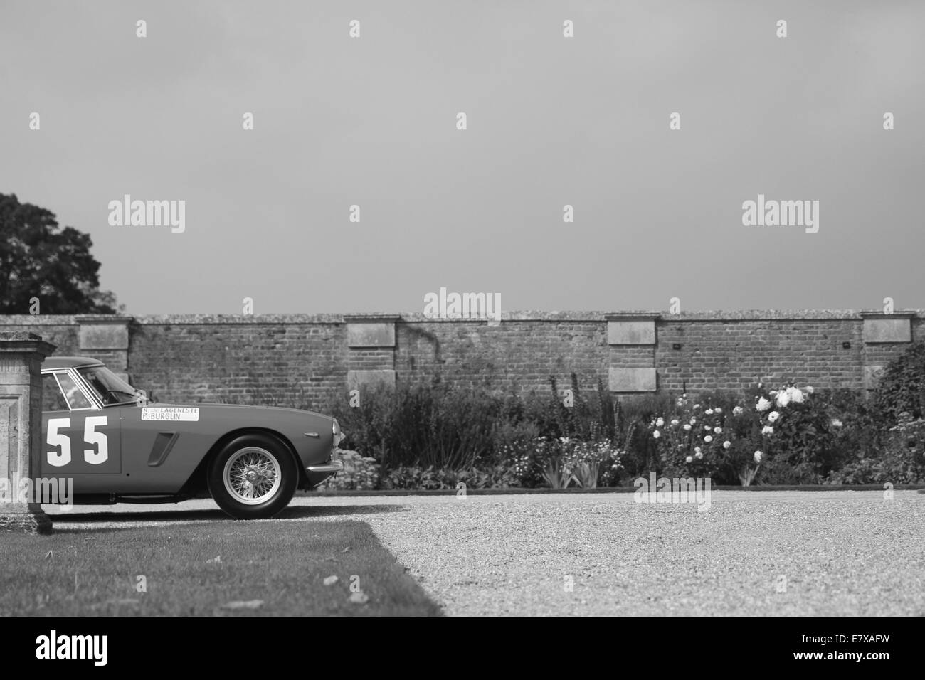 Ferrari 250 Black and White Stock Photos & Images - Alamy