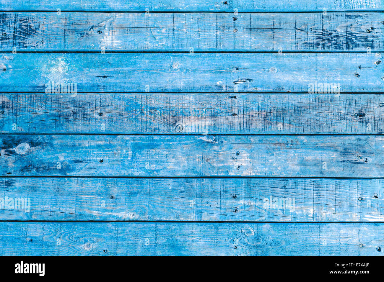 The blue wood texture with natural patterns Stock Photo - Alamy