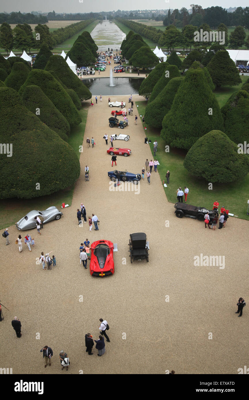 View from the roof of Hampton Court Palace Stock Photo - Alamy
