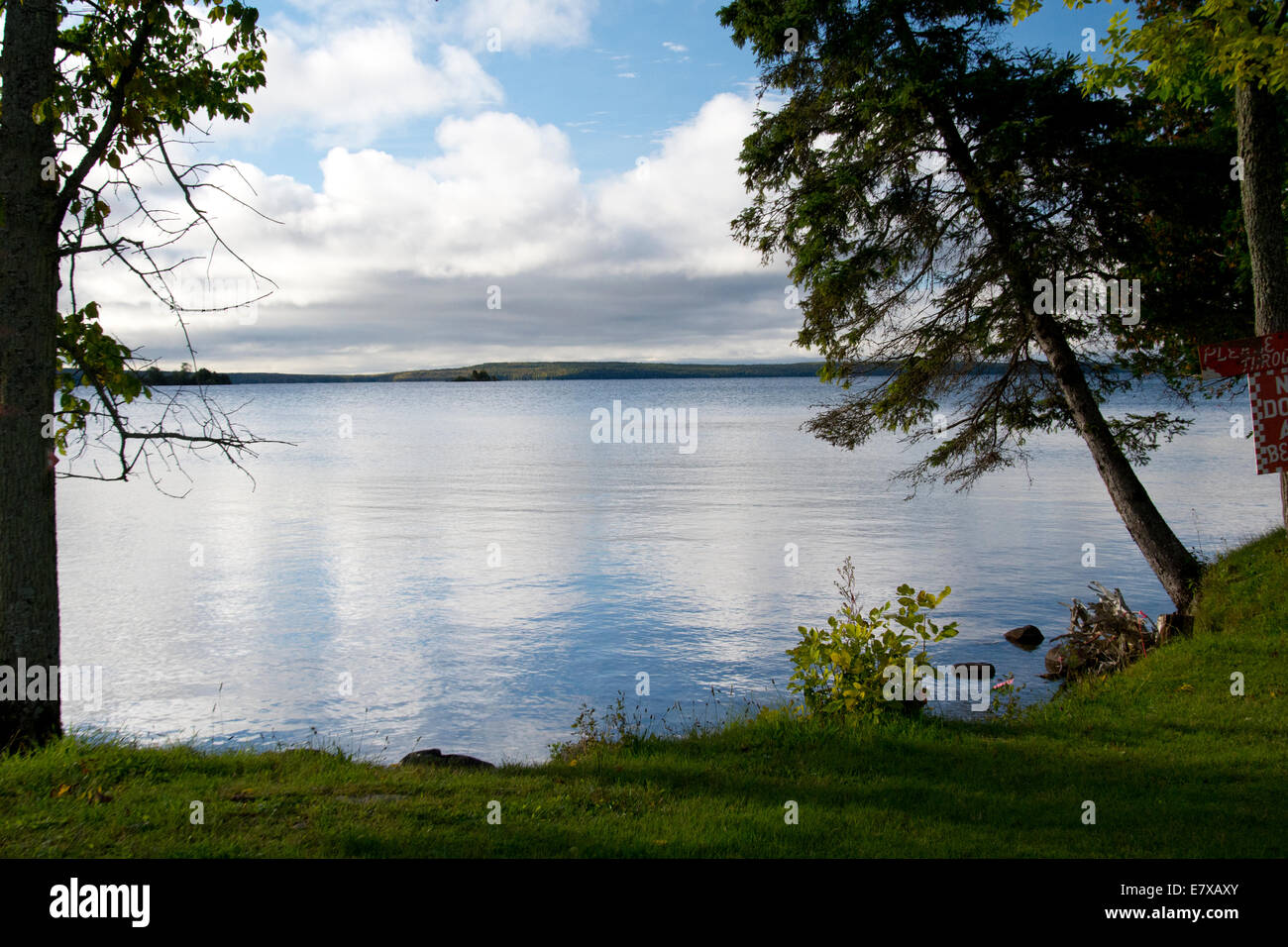 A view of Lake Manitou Stock Photo - Alamy
