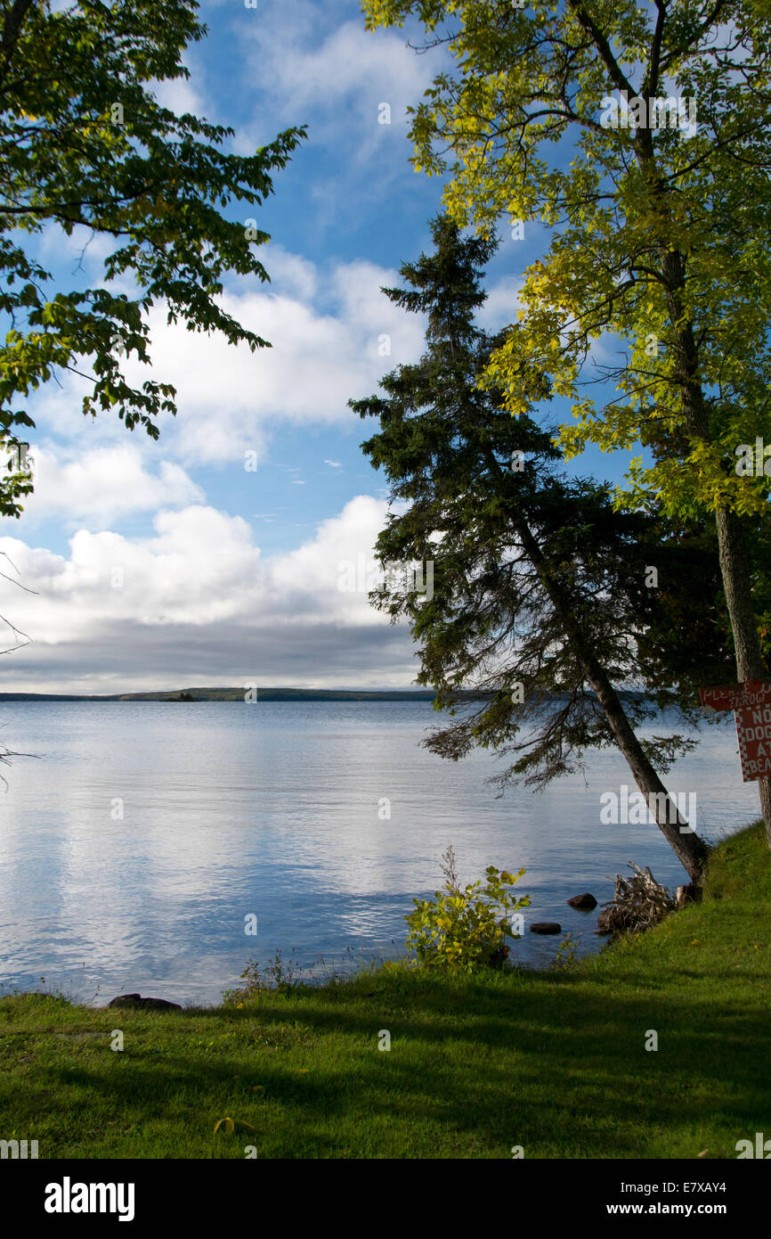 A view of Lake Manitou Stock Photo - Alamy