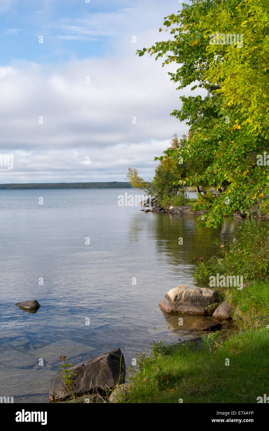 A view of Lake Manitou Stock Photo - Alamy
