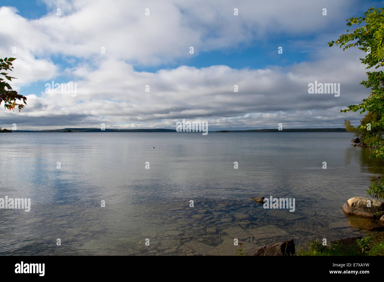 A view of Lake Manitou Stock Photo - Alamy