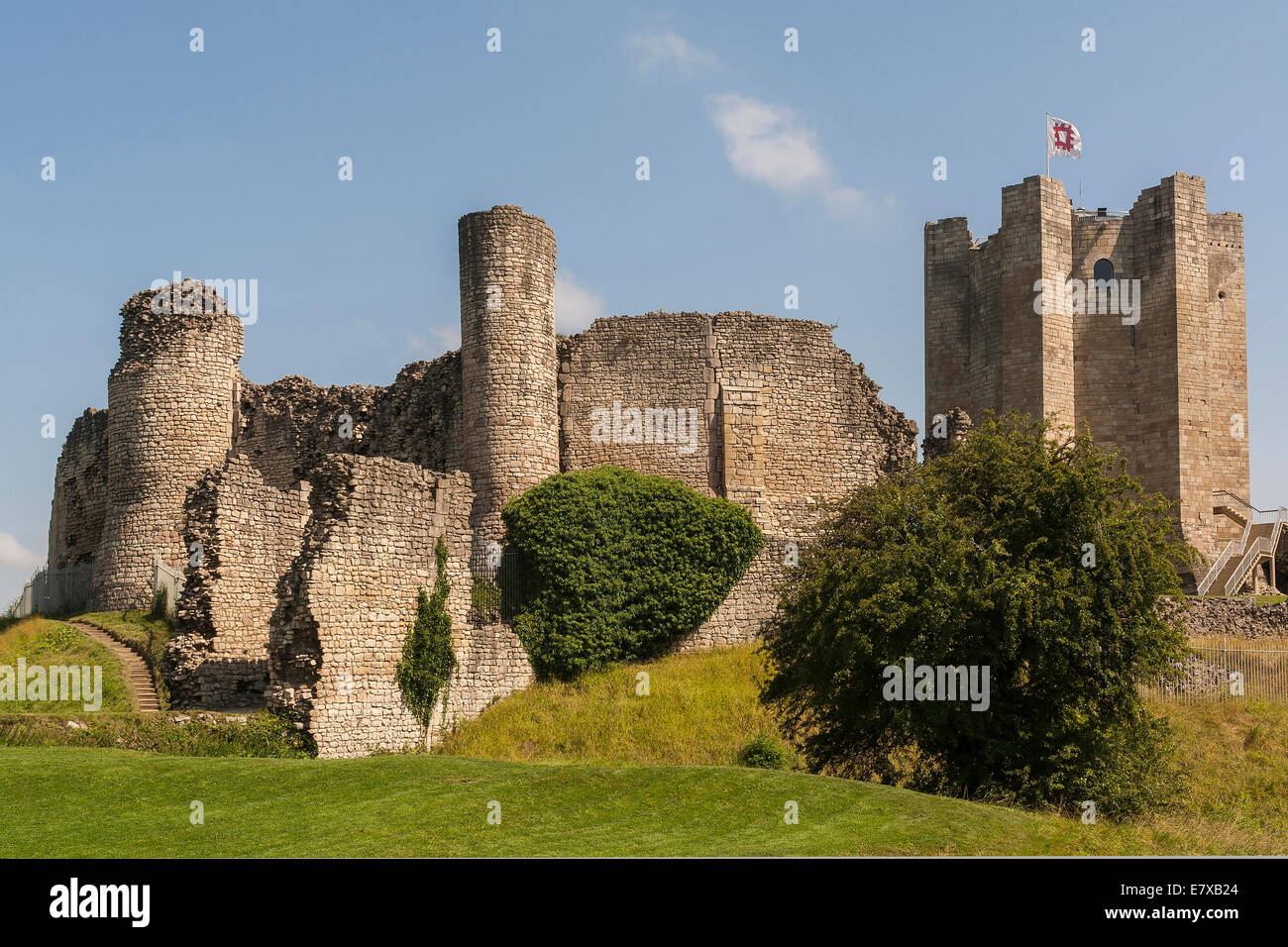 England Yorkshire, Conisbrough castle Stock Photo - Alamy