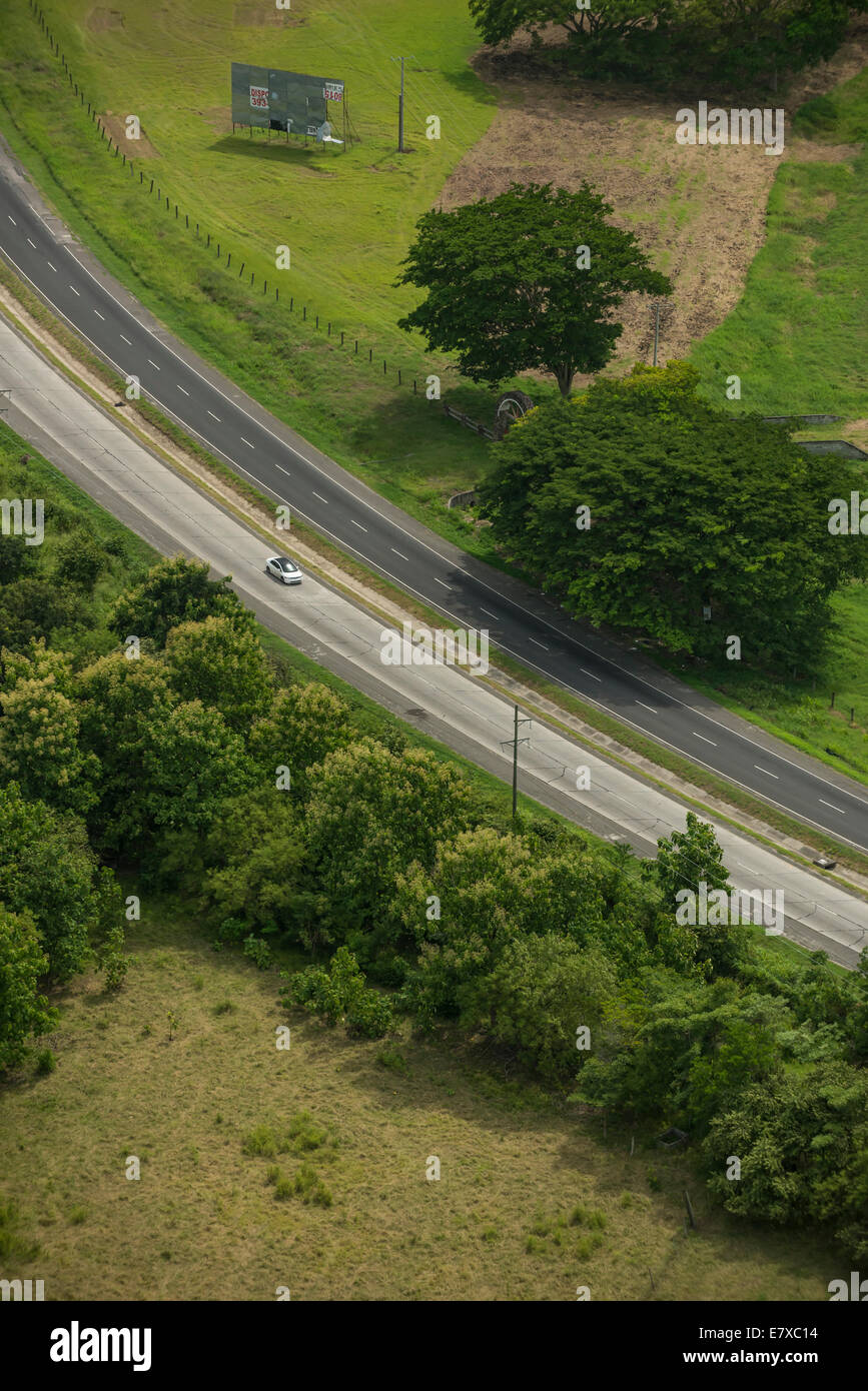 Aerial view of Panamericana highway, Panama Stock Photo - Alamy