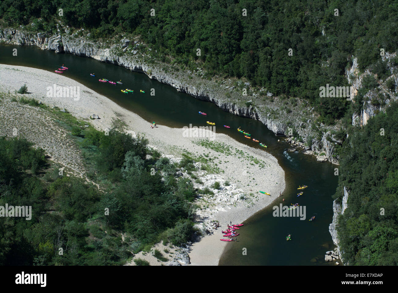 Ardeche canyon river hi-res stock photography and images - Alamy